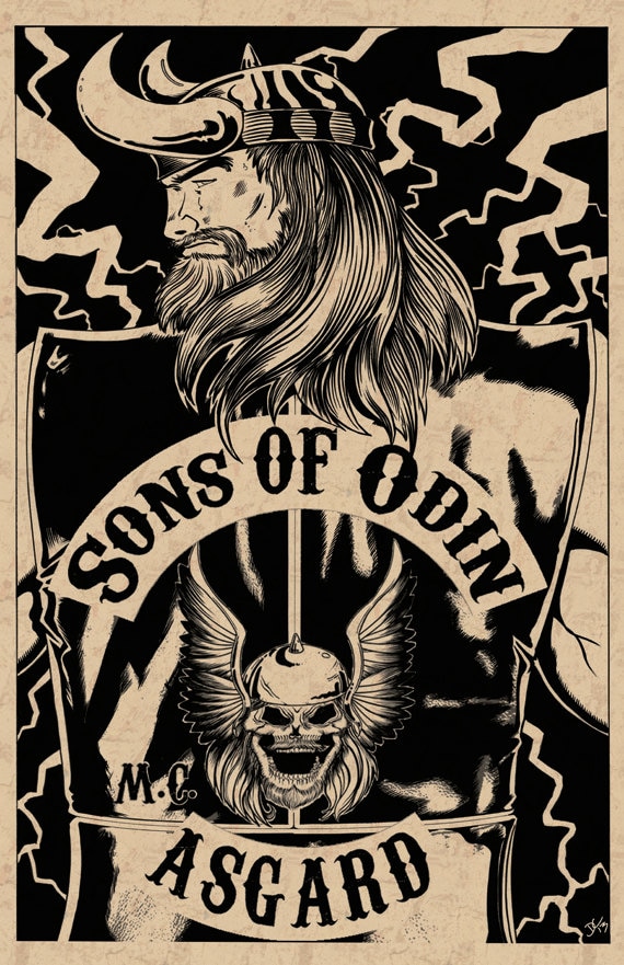 Son's of Odin Poster | Etsy