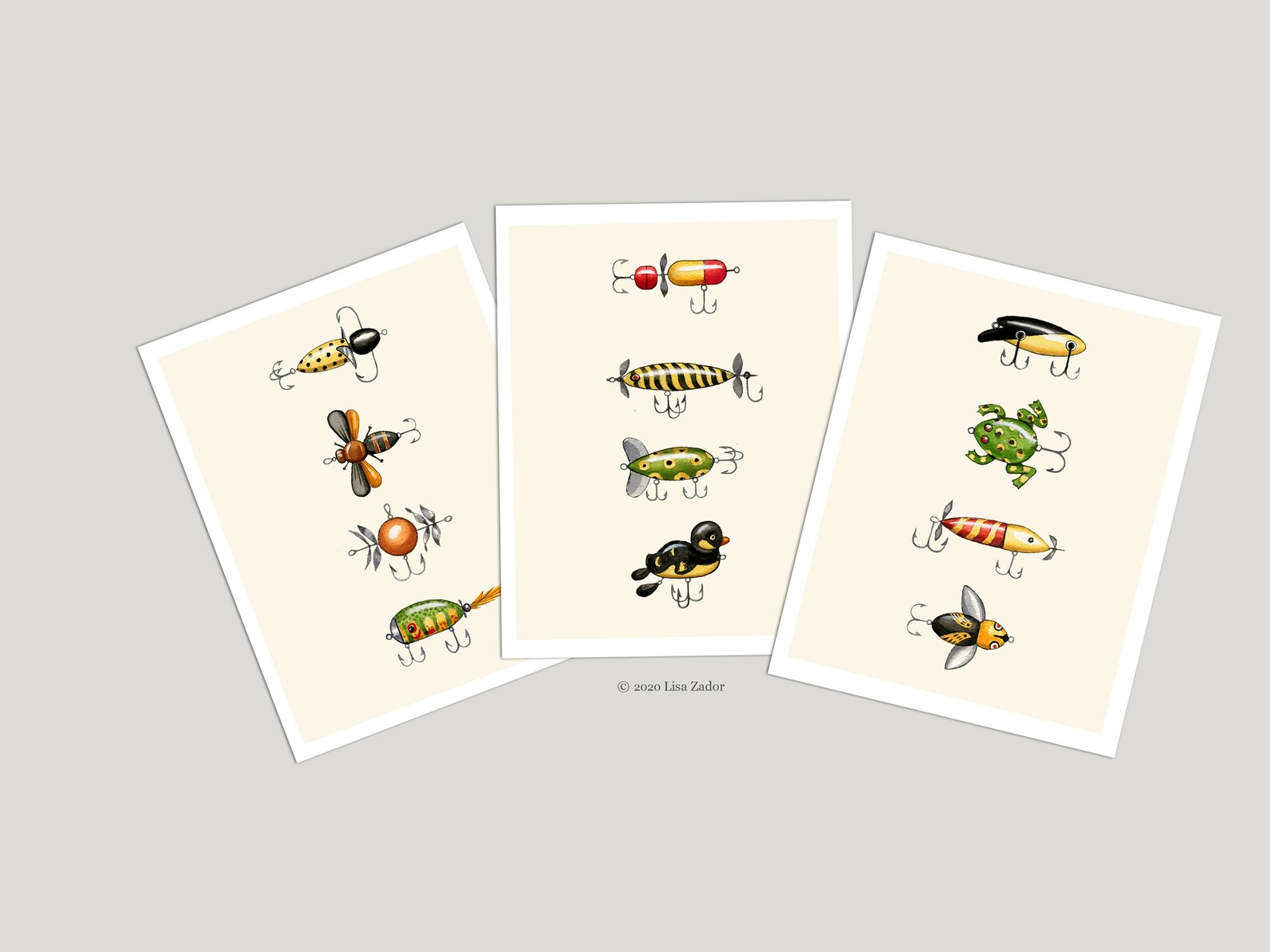 Seashell Cards Set of 6 Sea Shell Notecards Shell Art Cards | Etsy