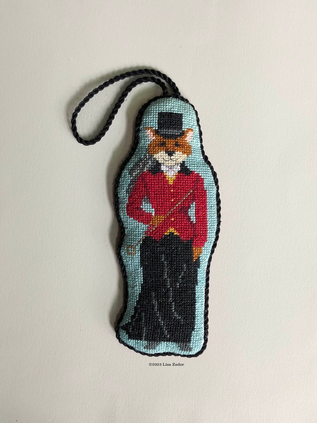 Lady Fox Hunt Cross-stitch Pattern Counted Cross-stitch Needlepoint ...