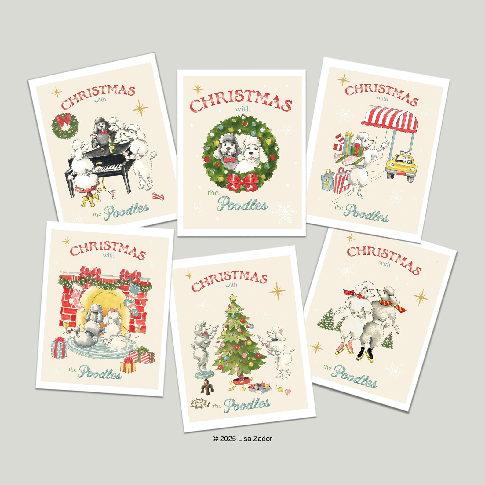 Dickens Christmas Carol Cards, Scrooge Cards, Set of 6, Victorian ...