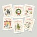 Dickens Christmas Carol Cards, Scrooge Cards, Set of 6, Victorian ...