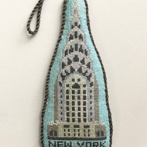 New York City Needlepoint Canvases - Empire State Building - Chrysler ...