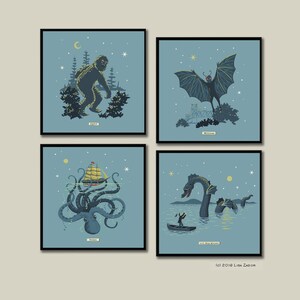 Retro UFO Coasters, Flying Saucer Coaster Set, Aliens ...