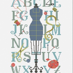 Addams Family Cross-stitch Pattern - Gothic Needlepoint - Halloween ...