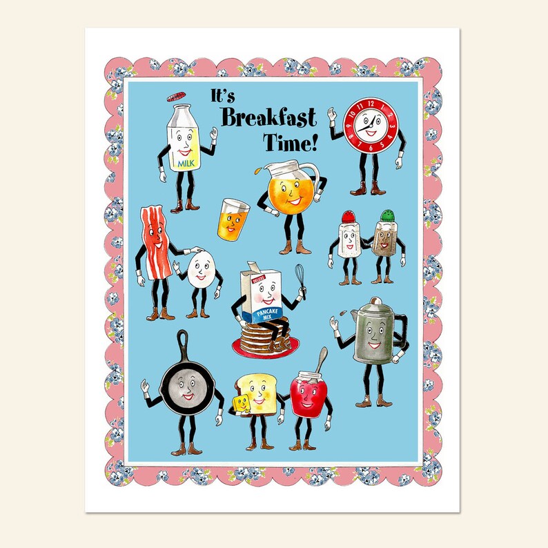 Retro Kitchen Cards Vintage Diner Notecards 1950's - Etsy