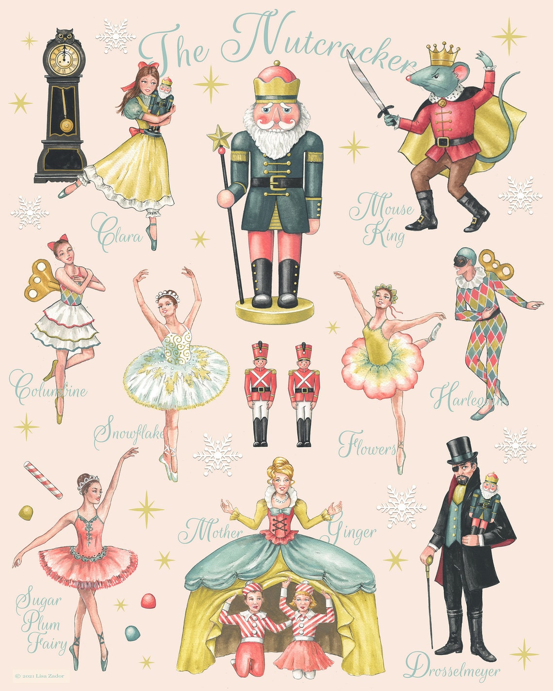 Sugar Plum Fairy Cross-stitch Nutcracker Ballet Christmas - Etsy