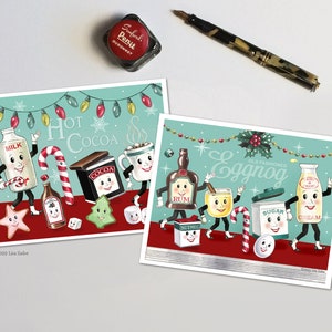 Dickens Christmas Carol Cards, Scrooge Cards, Set of 6, Victorian ...