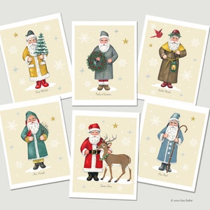 Santa Around the World, Folk Christmas, International Santa, Country ...