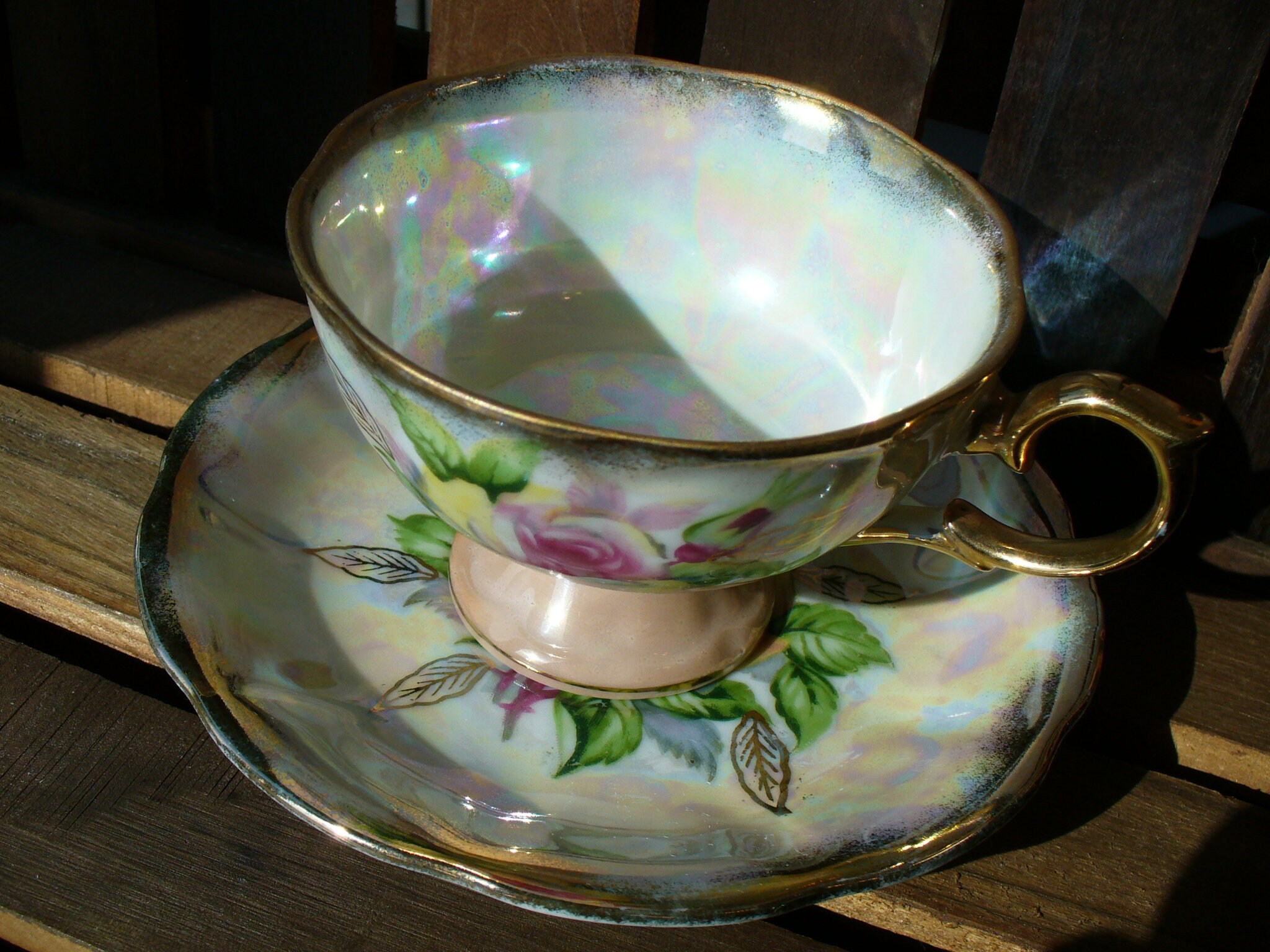 Vintage Lusterware Trimont Ware Teacup Japan - Etsy