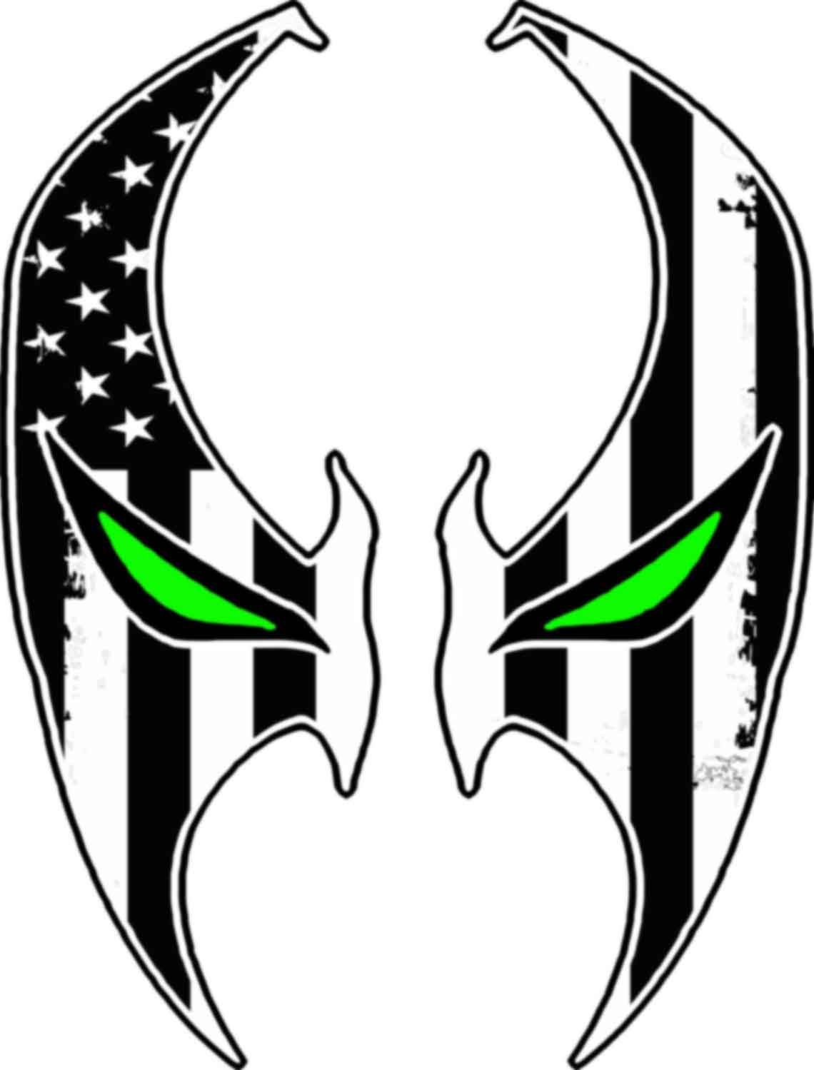 Spawn American Flag Decal | Etsy