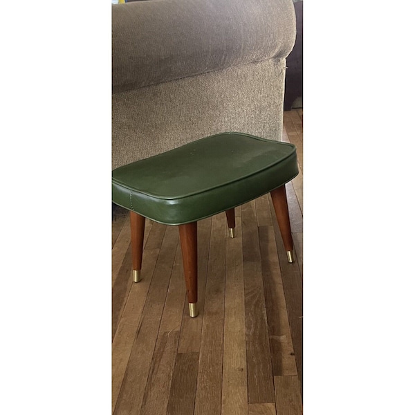 Mid Century Modern Footstool - Etsy