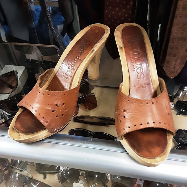 Wood Platform Sandal - Etsy