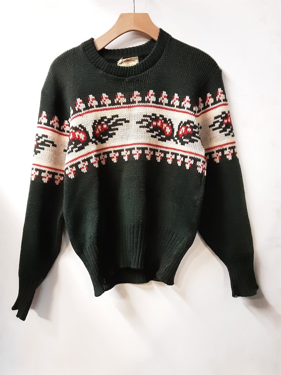 1950s Wool Ski Sweater - Gem