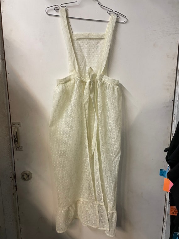 1970s Cream Lace Apron - Gem