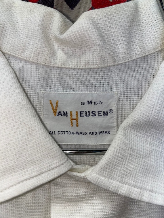 1950s Van Heusen Neck Loop collar Shirt - Gem