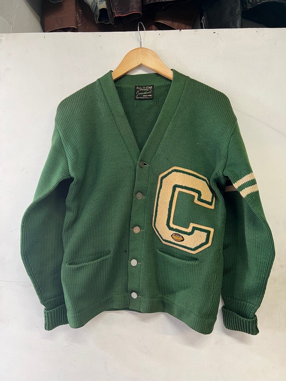 100% Wool Varsity Sweater - Gem