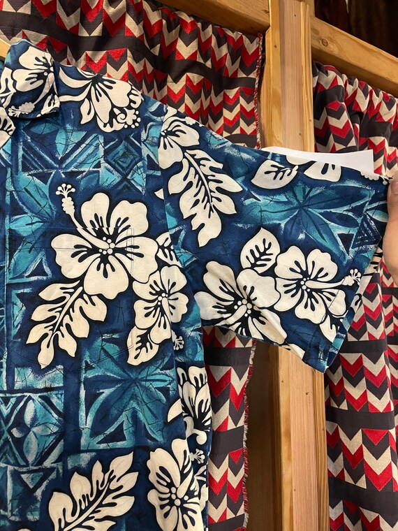 1970s Puanani Hawaii Hawaiian Tiki Shirt - Gem
