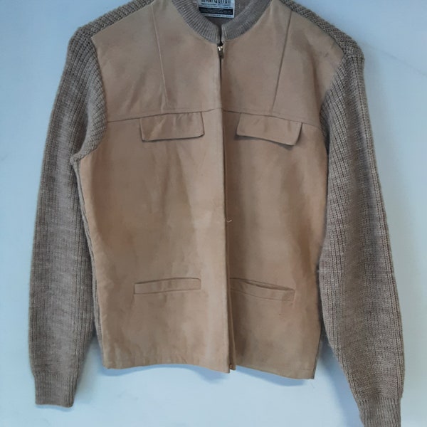 Suede Sweater Jacket - Etsy