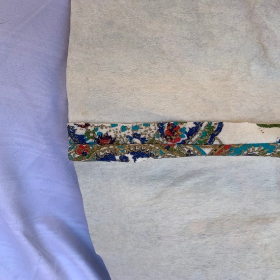 1950s Printed Wool Felt Circle Dress - Gem