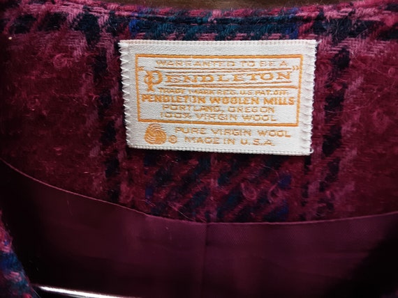 Ladies Wool Pendleton Jacket - Gem