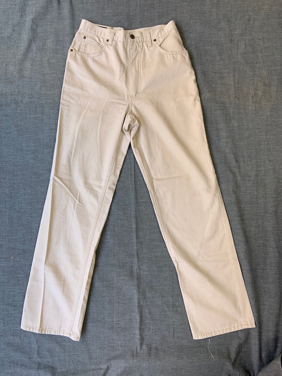 1980's Lee High Waist Back Yoke Jeans - Gem