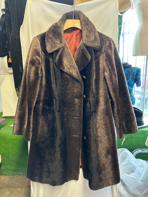 1970s Women’s Faux Fur Coat - Gem
