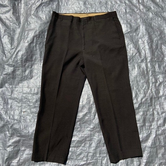 1960s Black and Gold Tonic Trousers - Gem