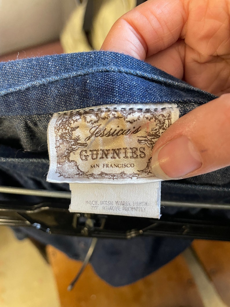 1970s Gunnies Denim Prairie Skirt Gunne Sax - Etsy