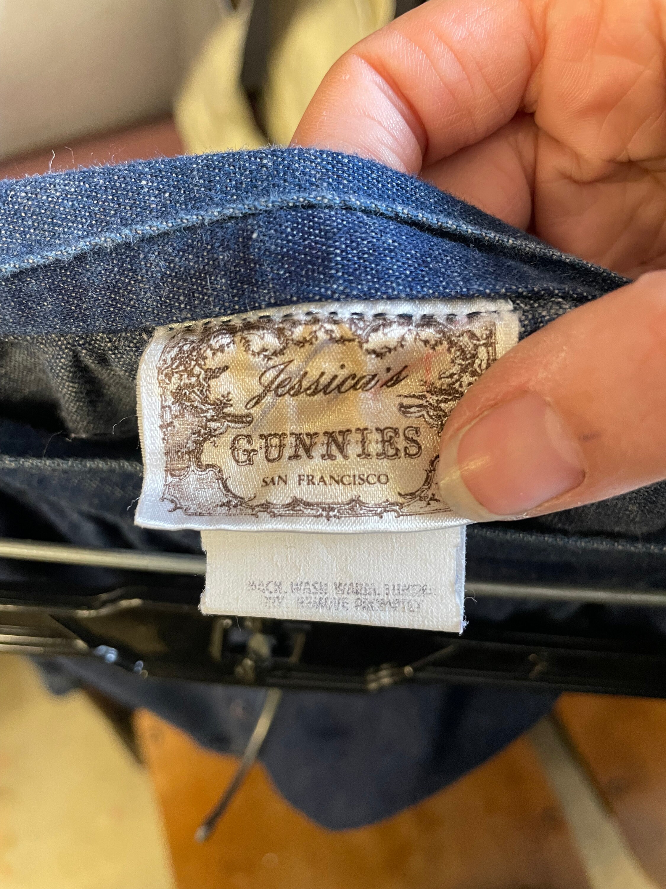 1970s Gunnies Denim Prairie Skirt Gunne Sax - Etsy