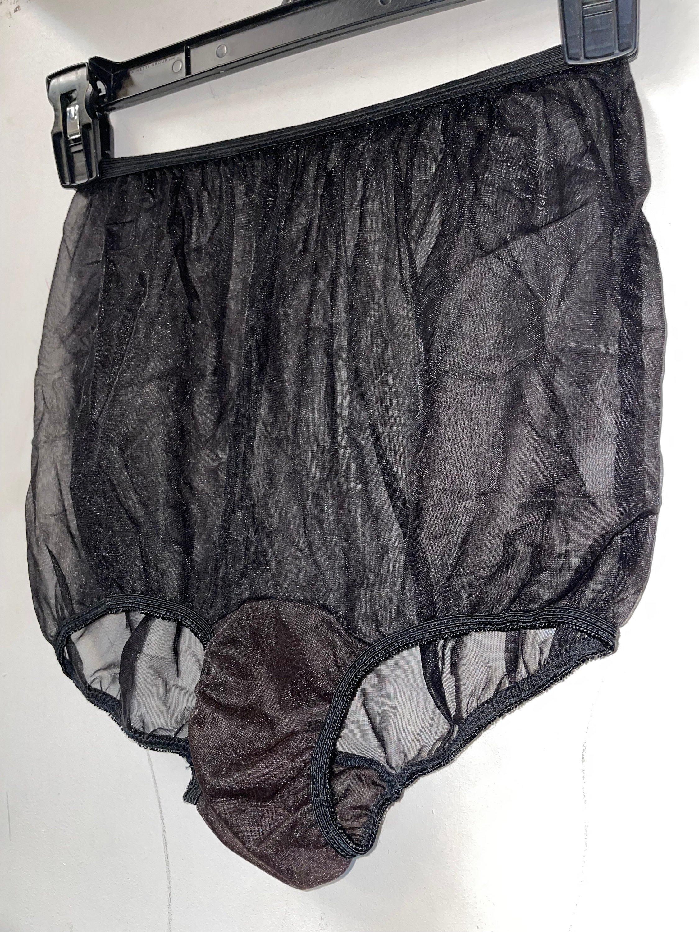 Vintage Sheer Black Bloomer Panty - Etsy Canada