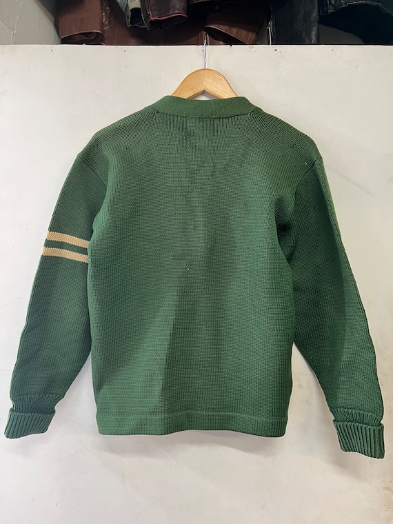100% Wool Varsity Sweater - Gem