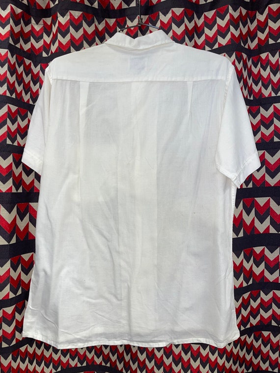 1950s Van Heusen Neck Loop collar Shirt - Gem