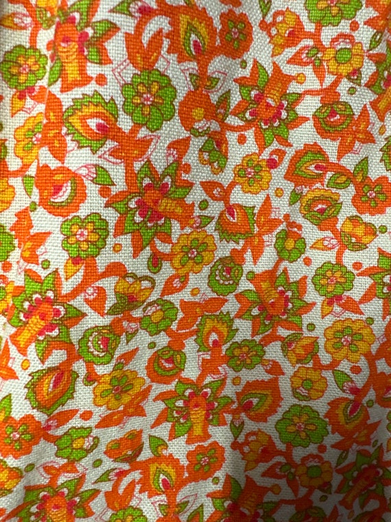 1960s Side Zip Floral Skirt - Gem