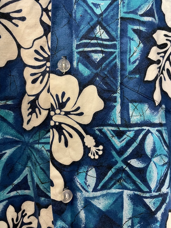 1970s Puanani Hawaii Hawaiian Tiki Shirt - Gem