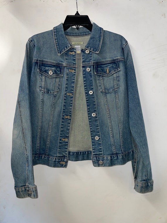 1990s / y2k Gap Jeans Denim Jacket - Gem