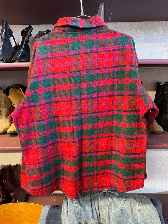 1960s Marlboro Wool Plaid Pullover Sweater - Gem