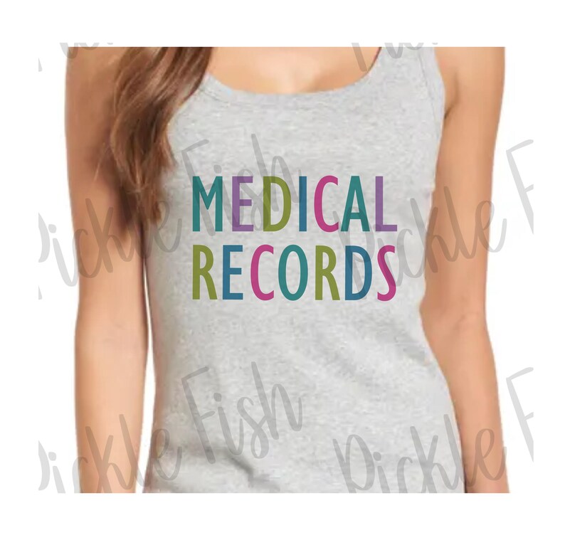 Medical Records SVG: T-shirt Design, Printable, Sublimation (digital ...