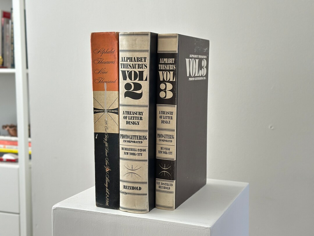 1960s to 1970's – Photo-lettering Inc Alphabet Treasures 3 Volume Set ...