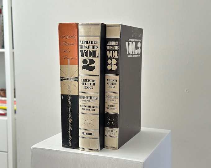 1960s to 1970's – Photo-lettering Inc Alphabet Treasures 3 Volume Set ...