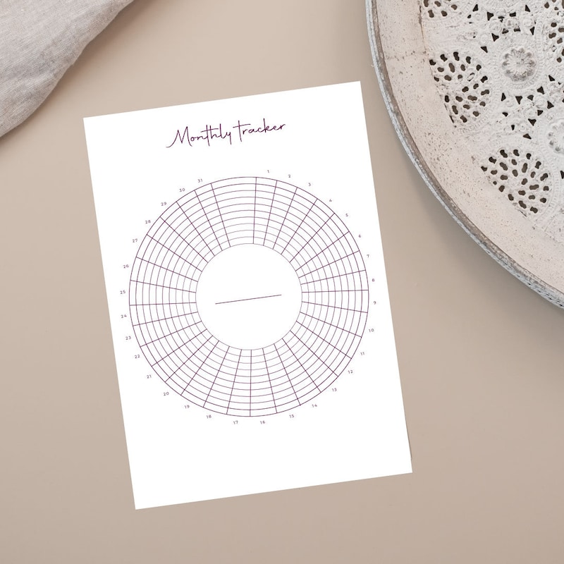 Circle Tracker - Etsy