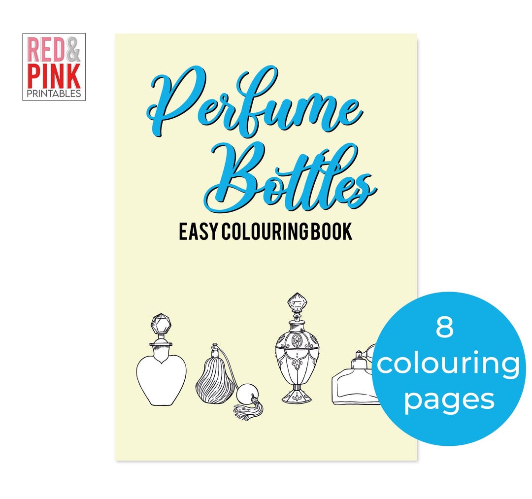 Perfume Bottles Coloring Pages, Perfume Printables, Beauty Coloring ...