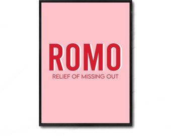 Jomo, Quote Wall Art, Living Room Poster, Bedroom Poster, Kitchen ...