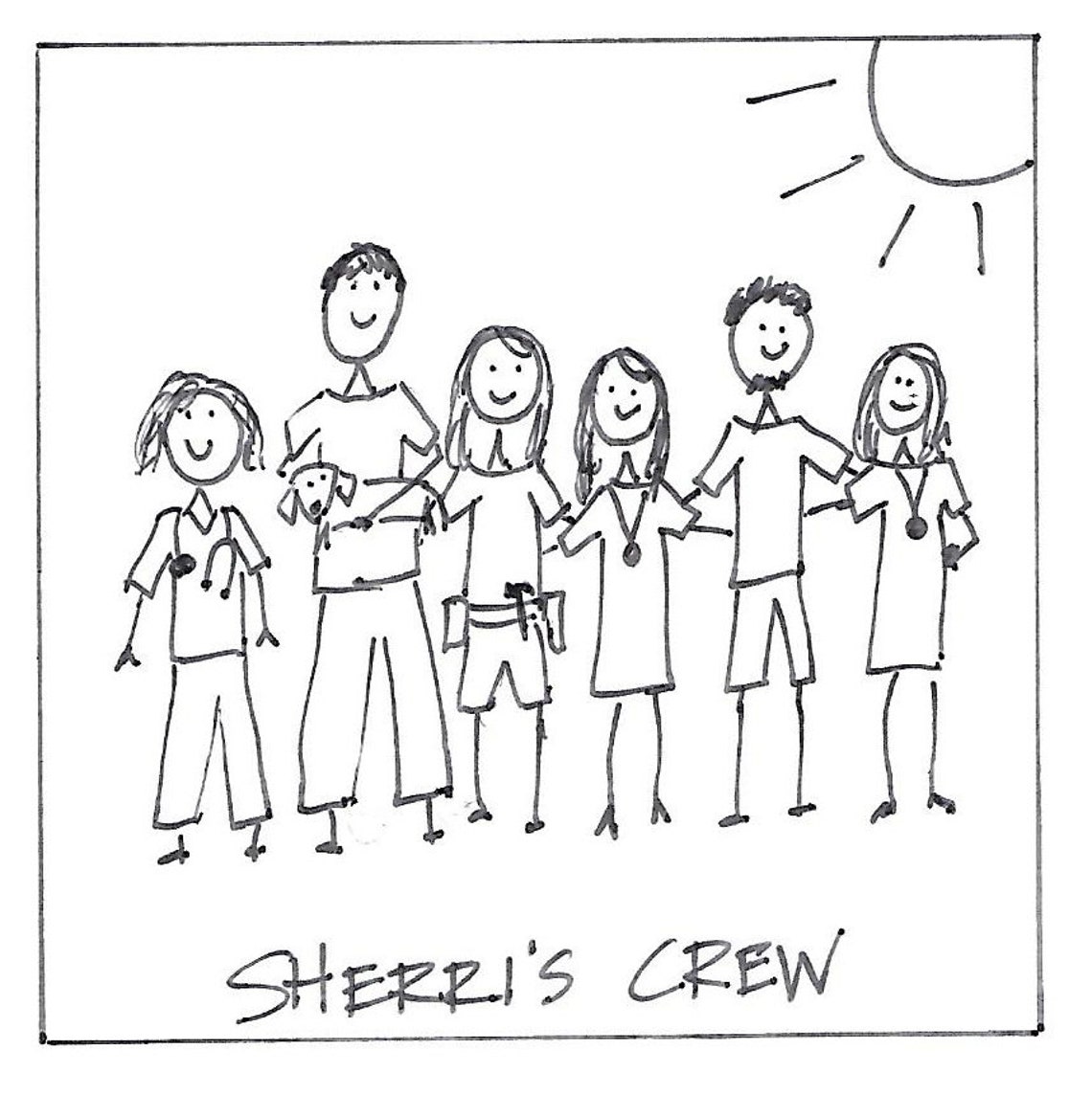 Custom Stick Figure Family - Etsy