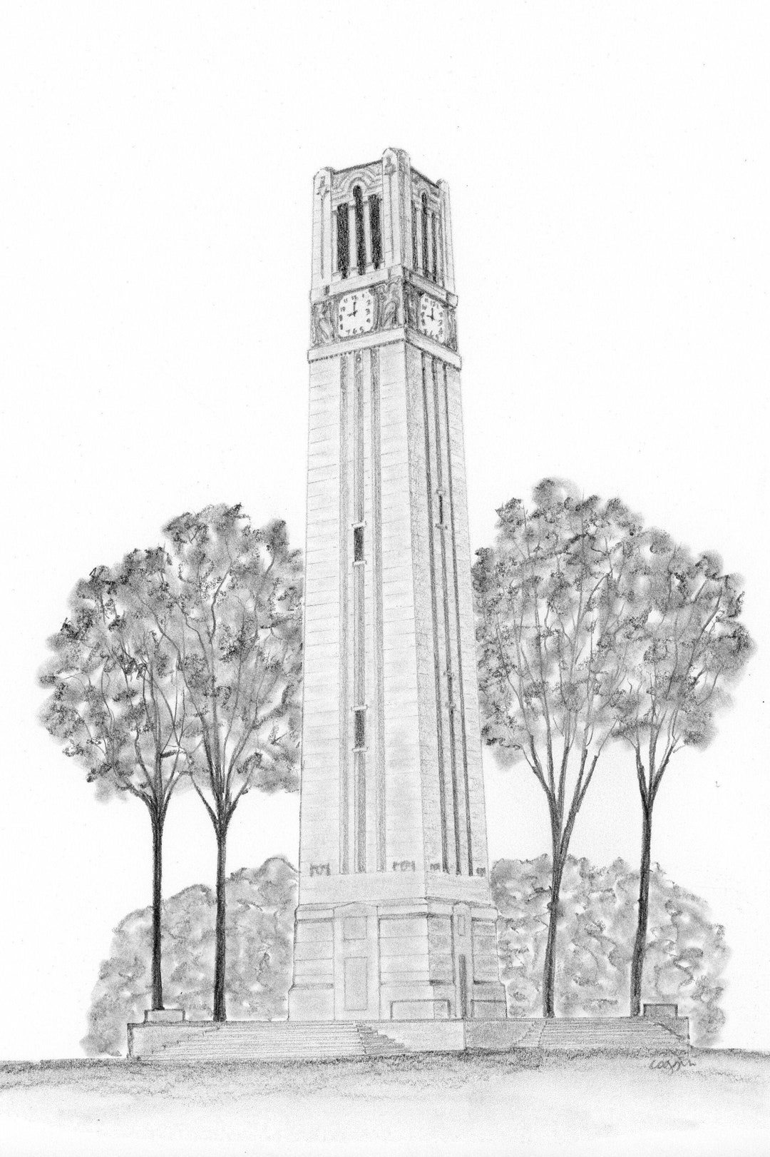 Memorial Bell Tower Digital Download - Etsy