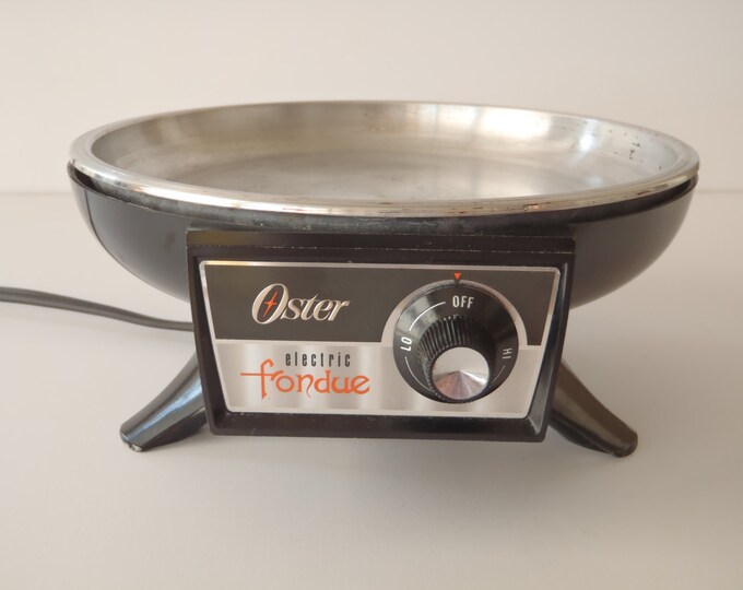 Oster Fondue Base Hot Plate / Vintage Housewares by Feistyfarmerswife ...