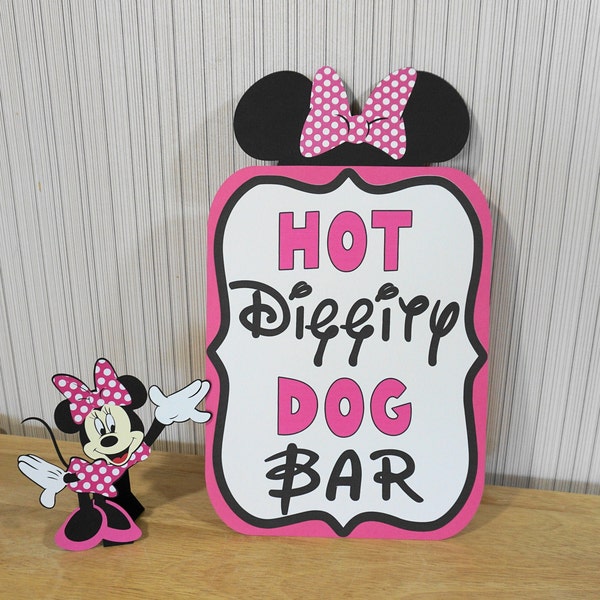 Hot Diggity Dog Bar Signs - Etsy