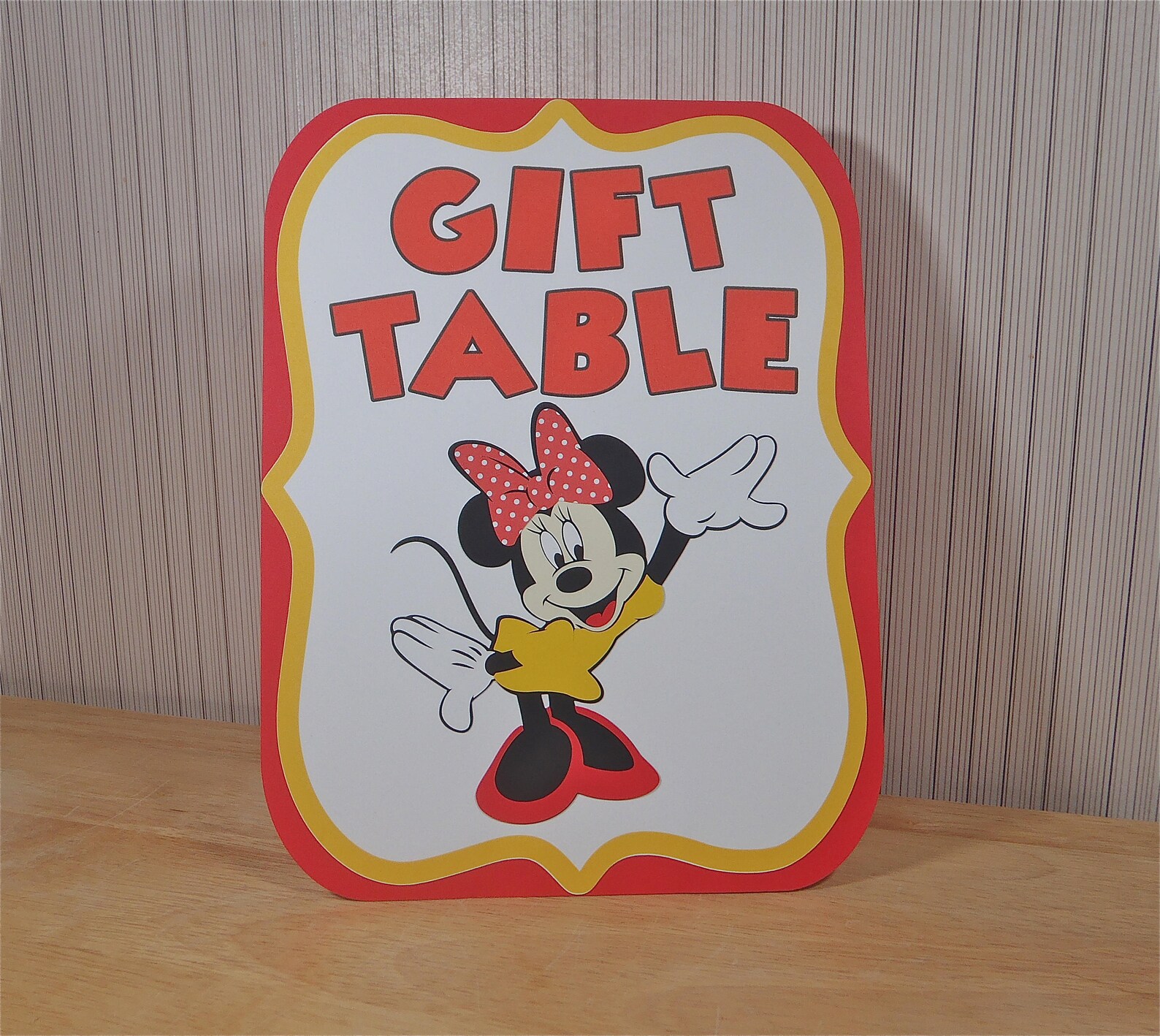 Minnie Mouse Birthday Party Sign Gift Table Sign Party - Etsy