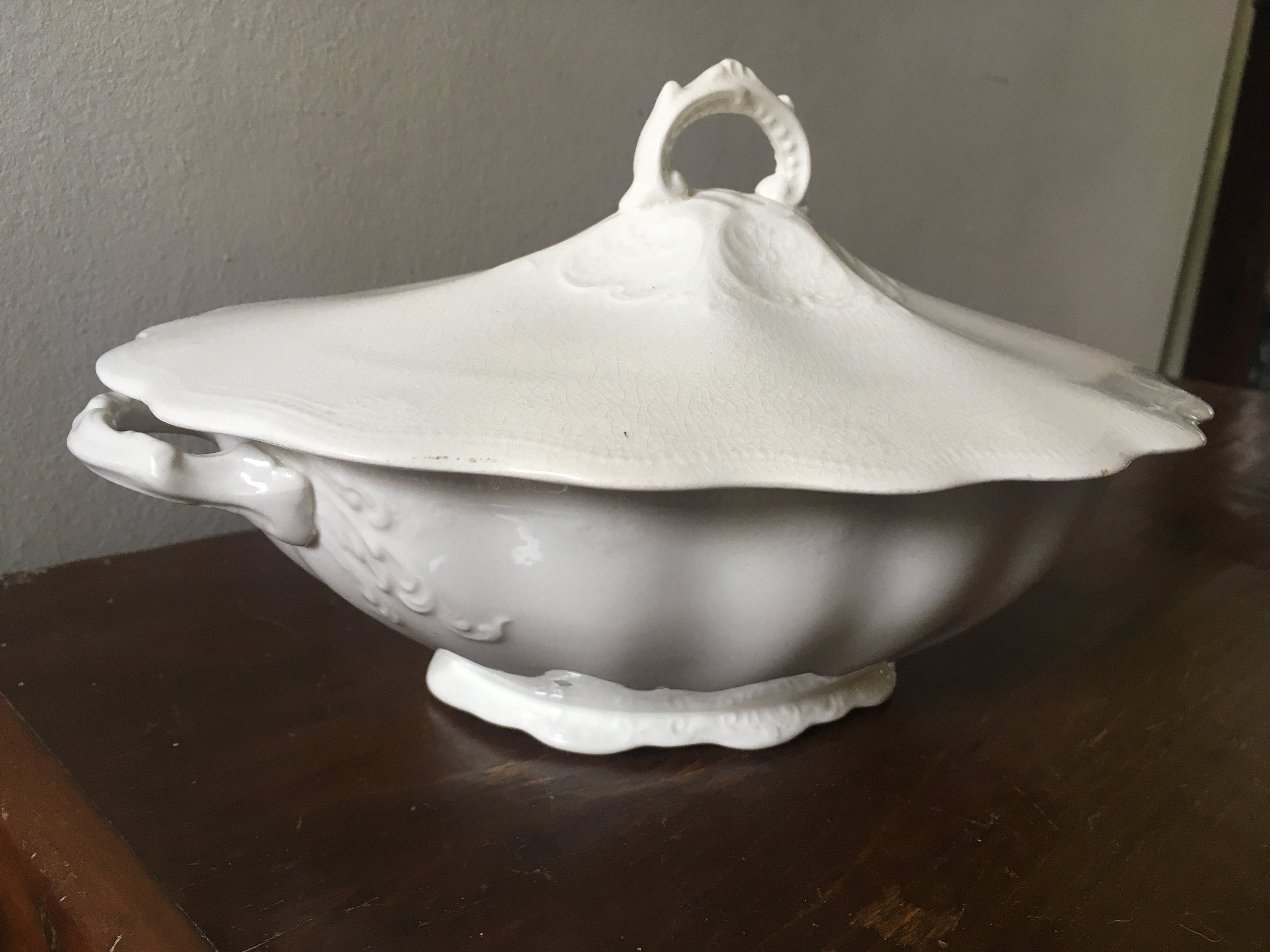 Antique China Serving Bowl - Etsy