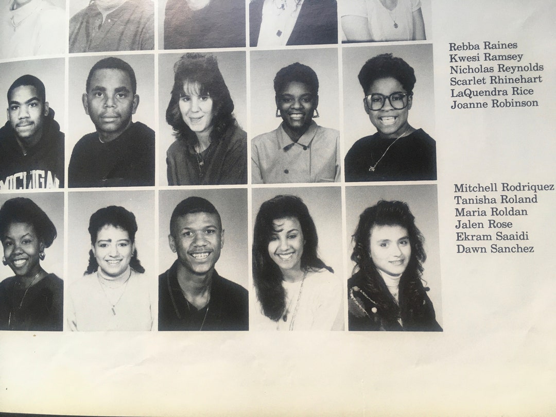Jalen Rose Yearbook 1990 Detroit Southwestern High School Junior NBA - Etsy