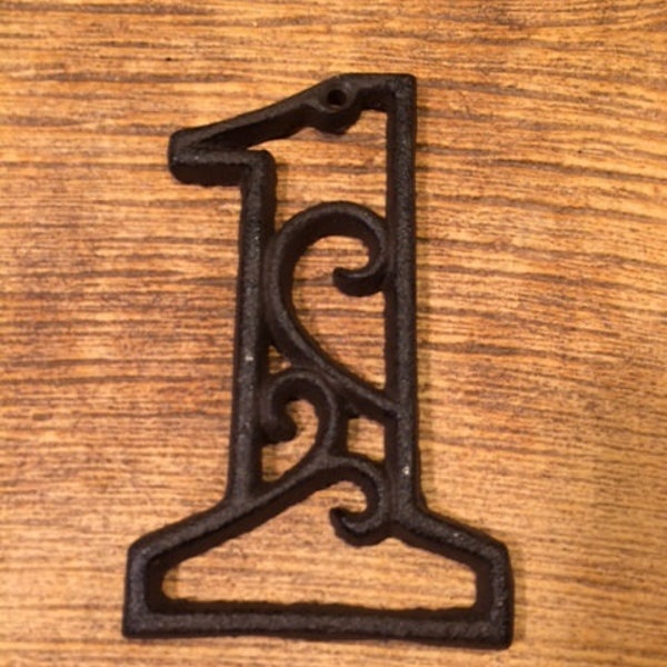 Cast Iron House Number Signs - Etsy